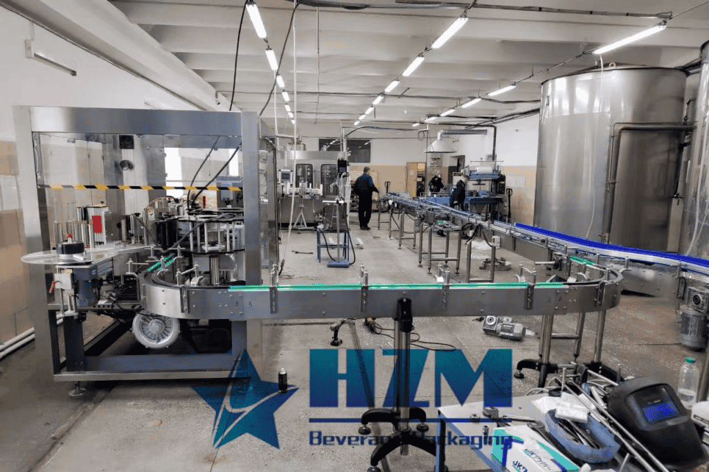 12,000BPH Carbonated Drinks Beverage Production Line in Installation ...